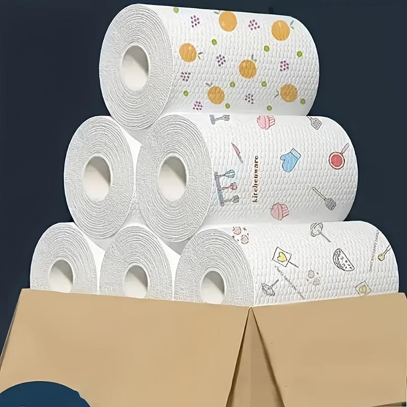 200-Sheet Paper Towel Roll, Multipurpose Disposable Kitchen Paper ...