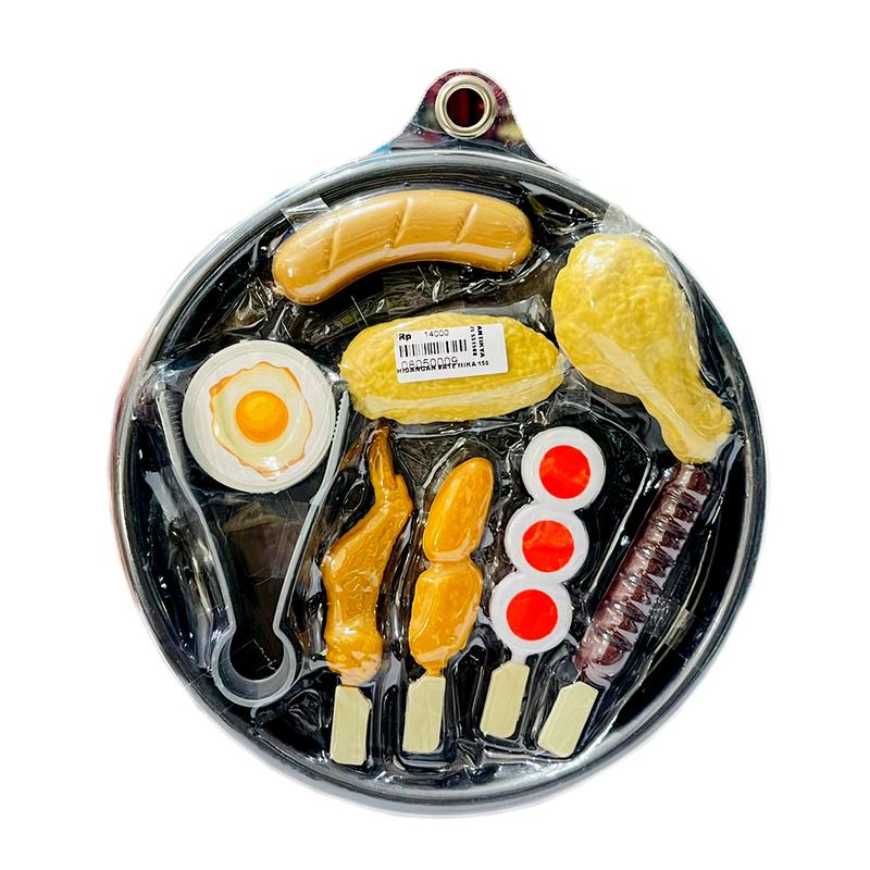Mainan Nampan BBQ Bakar-Bakaran Sate Sosis Telur SS 1588 / Mainan BBQ ...