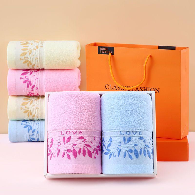 Tuala, Dua Pek, Kapas Tulen, Tuala Tebal, Termasuk Kotak Hadiah ...