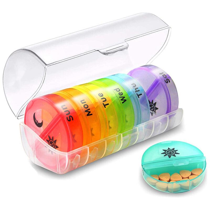 Pill Organizer 2 Times A Day Weekly Pill Box Large Capacity - TikTok ...