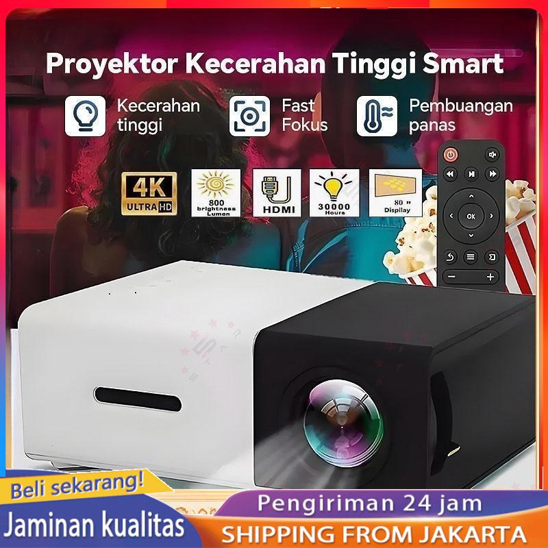 Mini Proyektor LED YG300 / YG-300 / YG 300 LCD Portable Projector Home ...