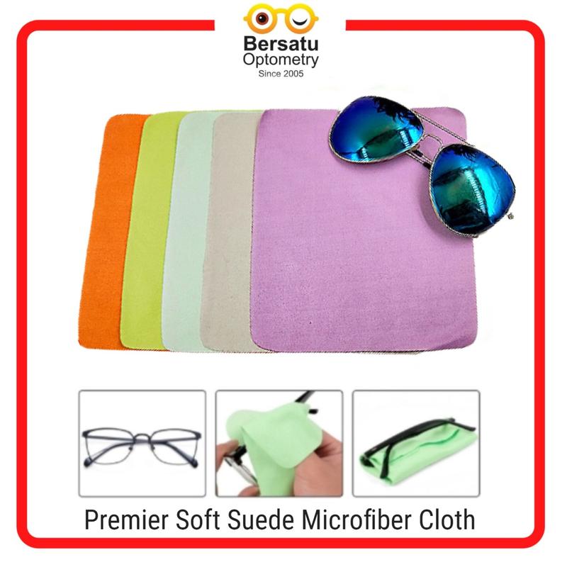 Premier Soft Suede Microfiber Cloth for Glasses Spectacle Sunglasses ...