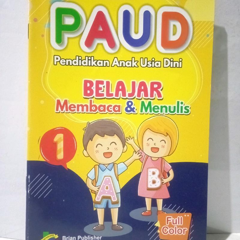 Buku PAUD ( Belajar Membaca dan Menulis Huruf ) Stationery - Shop ...