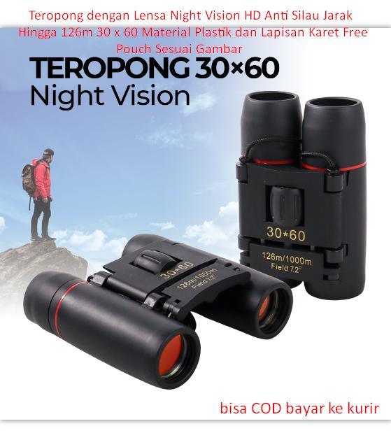 Teropong dengan Lensa Night Vision HD Anti Silau Jarak Hingg - Shop ...