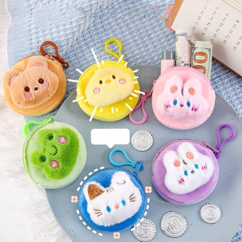 Bear Plush Coin Purse Chick Frog Doll Cartoon Zero Wallet Creative ...