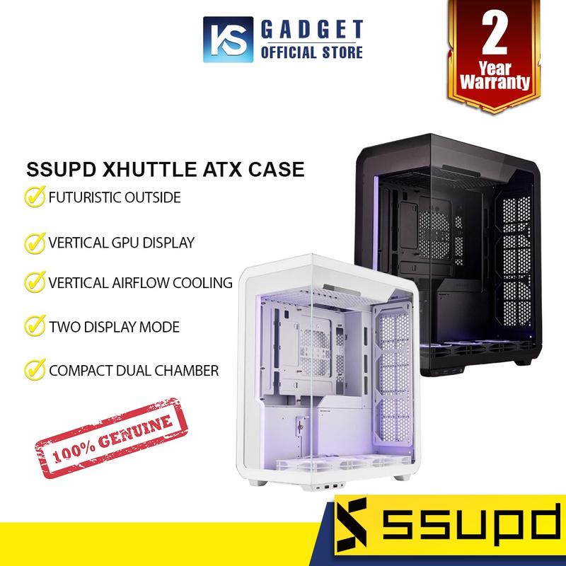 SSUPD Xhuttle Dual Chamber ATX Case - TikTok Shop Malaysia