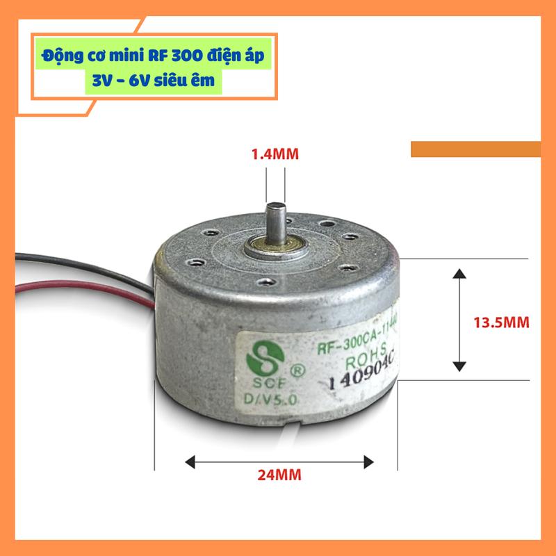 Motor mini RF300 6V siêu êm siêu phù hợp cho các em học sinh - TikTok ...