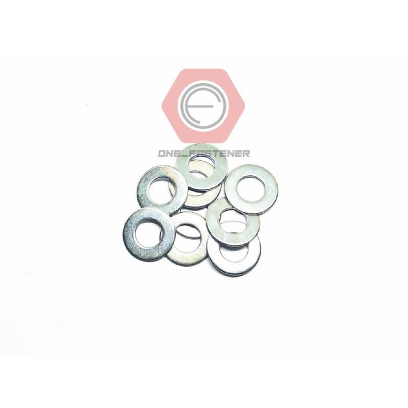 100 pcs Ring PLAT M5 PUTIH washer plat 5mm 5mili galvaniz kunci - Shop ...
