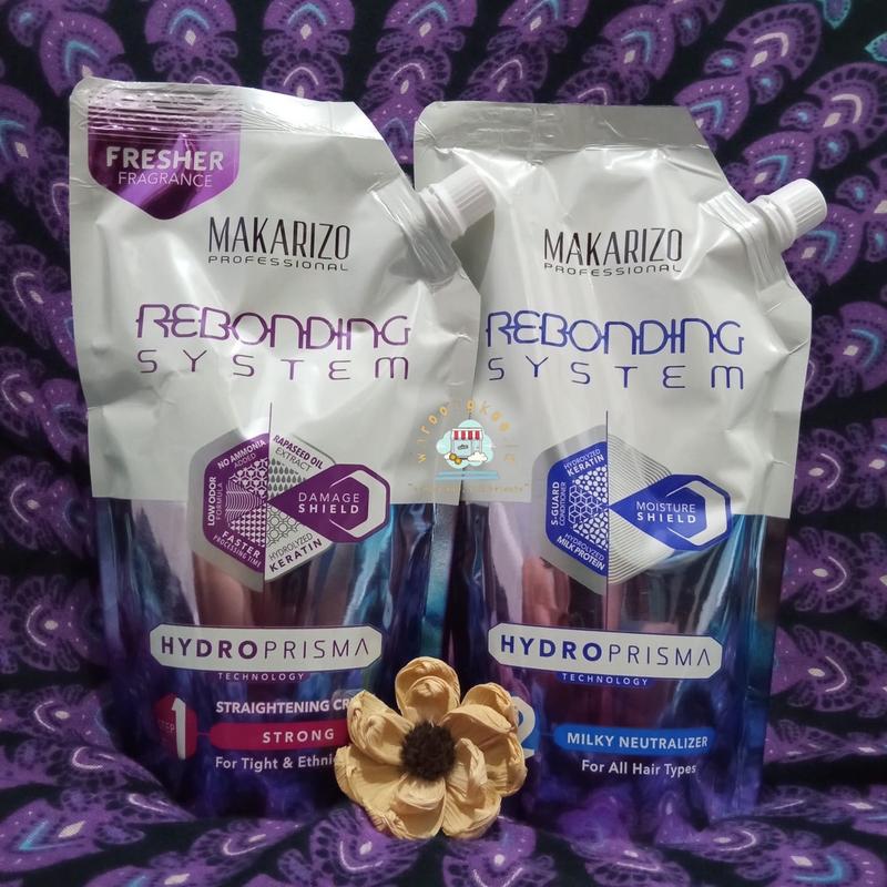 Makarizo Rebonding Smoothing Hydroprisma Pouch X2 Step Isi Step 1 dan Step 2 500ml - Shop ...