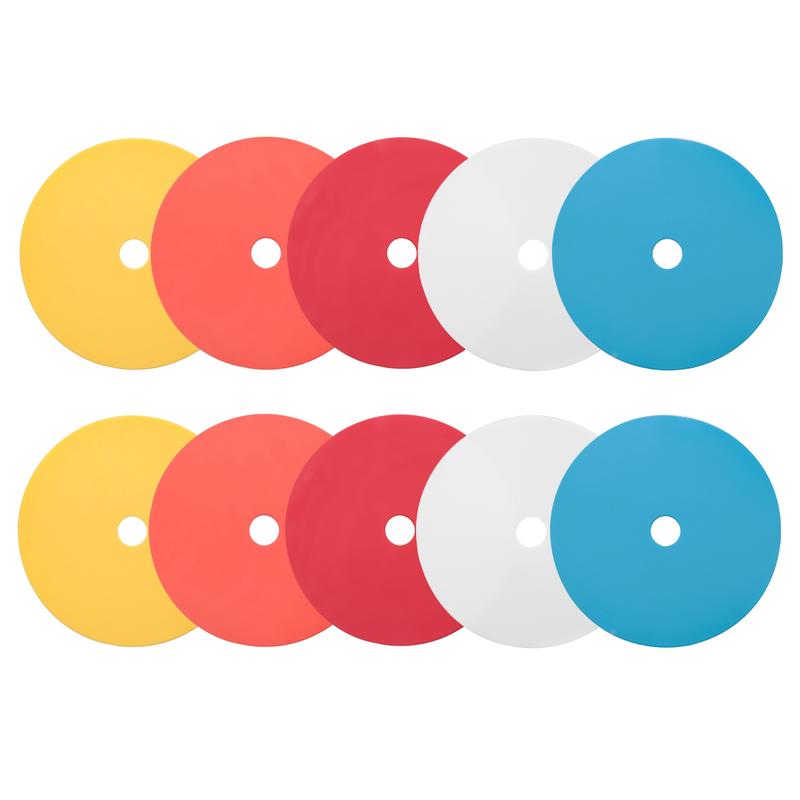 10Pack Flat Disc Markers Non- Spots Markers Football Basketball ...