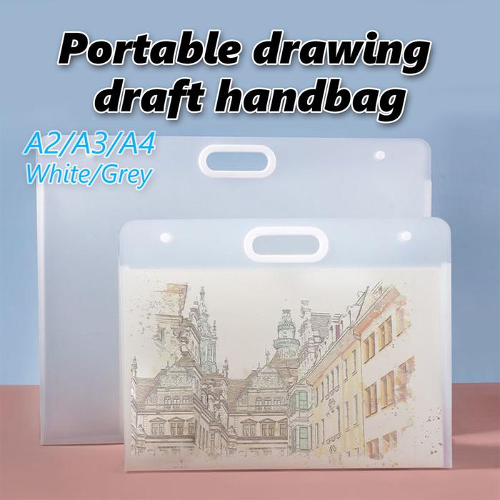 Jual Drawing Bag untuk Sketch book Dokumen Berkas UKURAN A2/A3/A4 ...