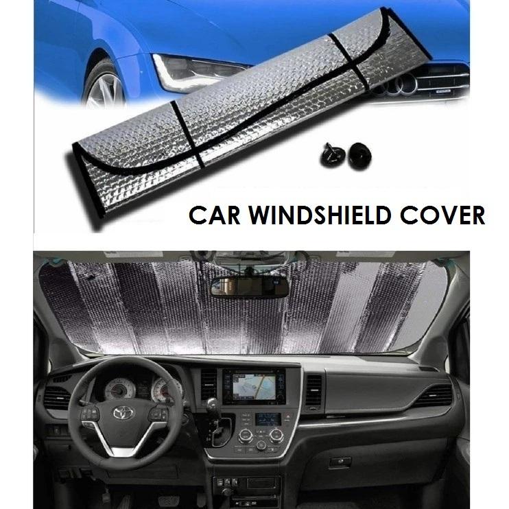 Foldable Car Windshield Visor Dash Cover Block Front Rear Window ...