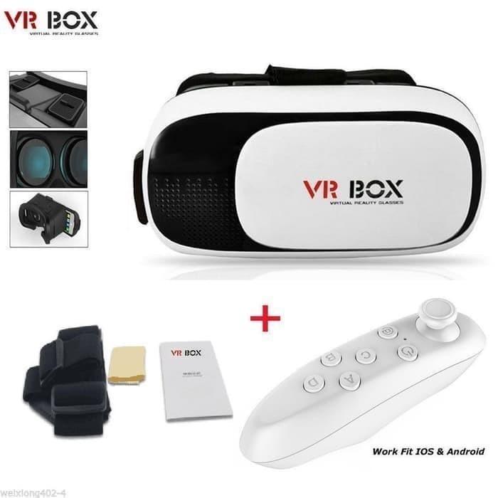 VR 3D Glasses Plus Remote - Kacamata Virtual Reality Gear Bo - Shop ...