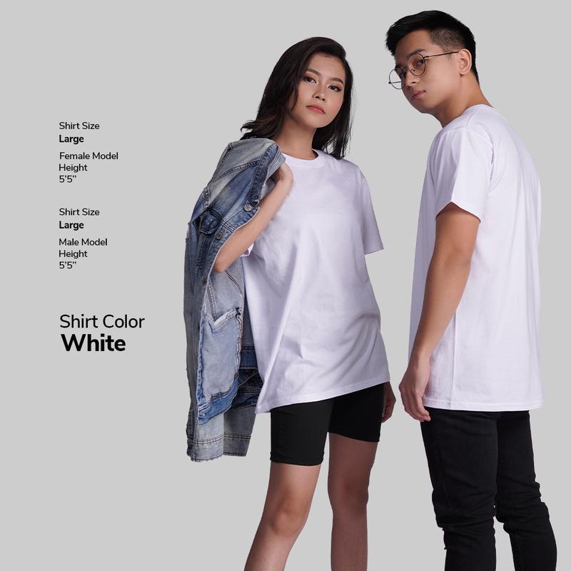 2025 New Infinitee Plain Tshirt Round Neck Cotton Shirt Neutral - TikTok Shop Philippines