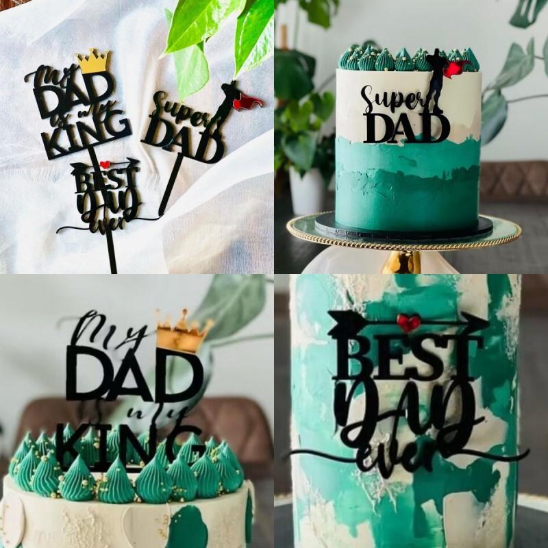Topper Kek Akrilik, Tema Selamat Hari Bapa, Hiasan Kek, Untu - TikTok ...