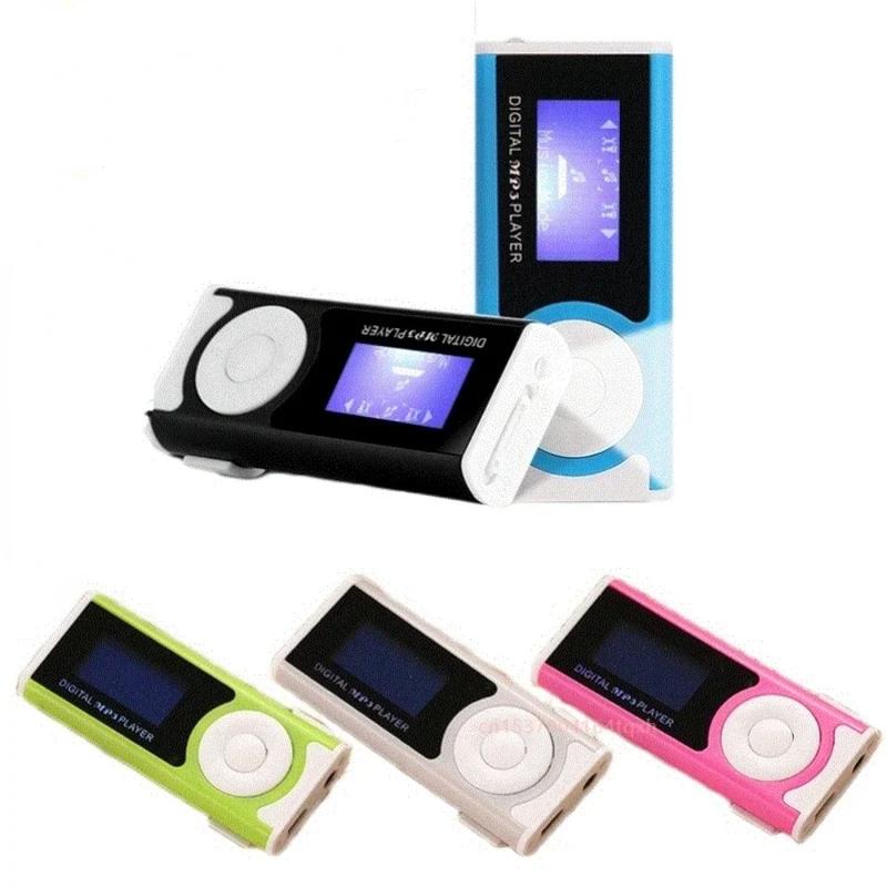 Rechargeable MP3 Lcd Screen Music Player With Headphones Led Light ...