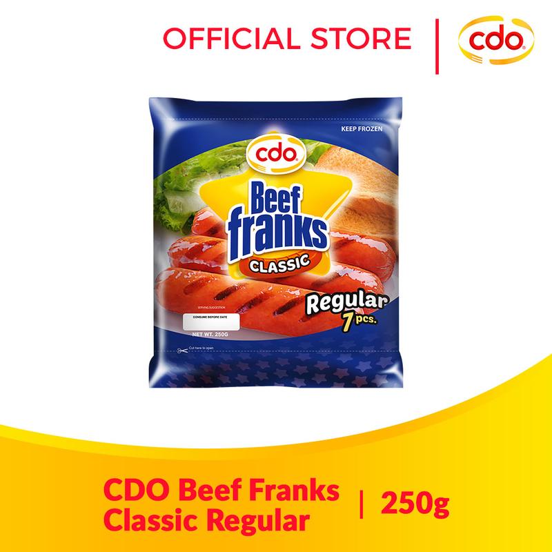 CDO Beef Franks Classic Regular 250g - TikTok Shop Philippines