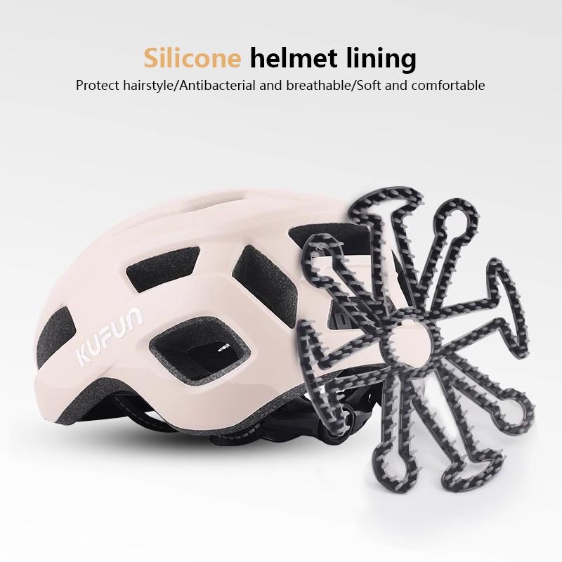 Flexible Helmet Anti-deformation Inner Silicone Pad Ventilat - TikTok ...
