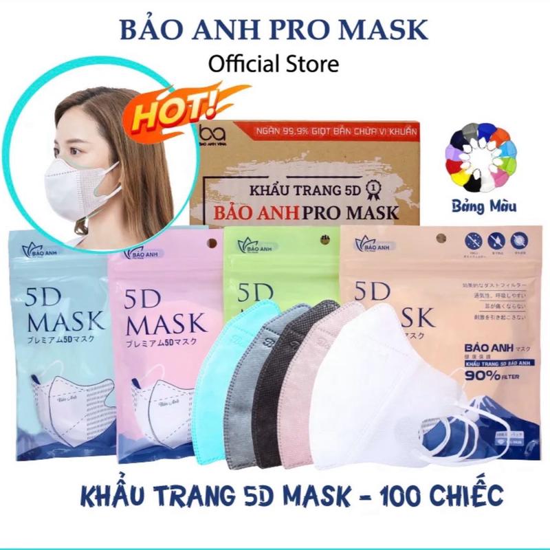 Khẩu Trang 5D Mask Kháng Khuẩn Bảo Anh Túi Zip - TikTok Shop Vietnam