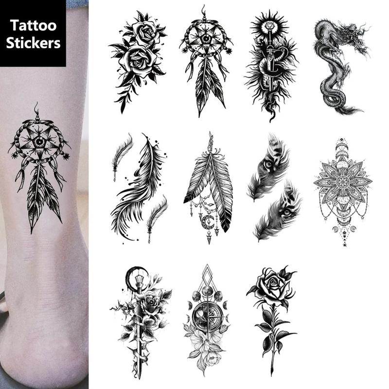 Long Lasting Waterproof Tattoo Stickers Semi Permanent Tatto - TikTok ...