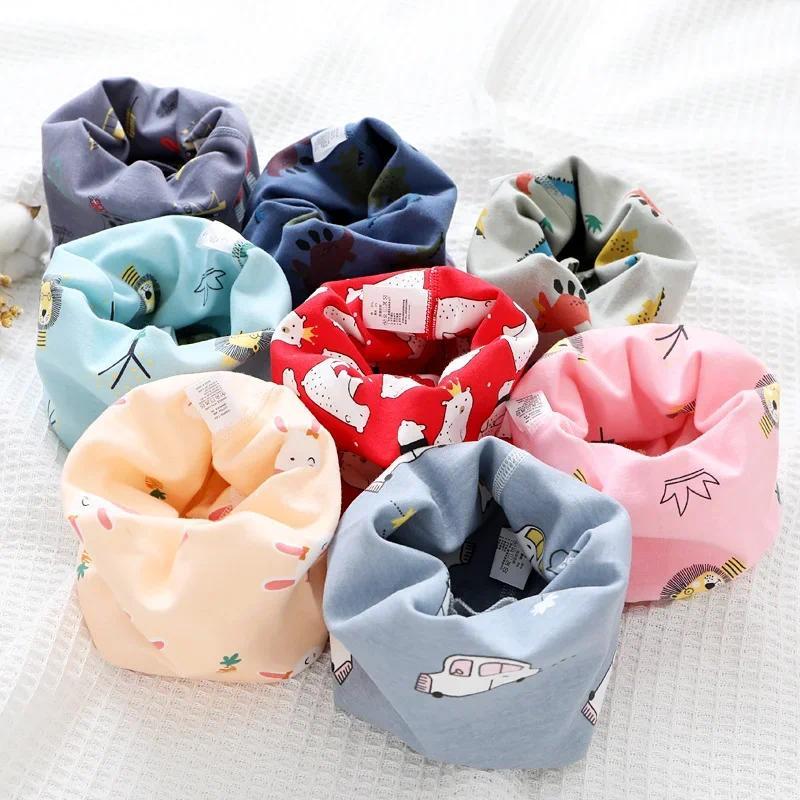 Autumn Spring New Cotton Baby Scarf Children Snood Cartoon Kids ...