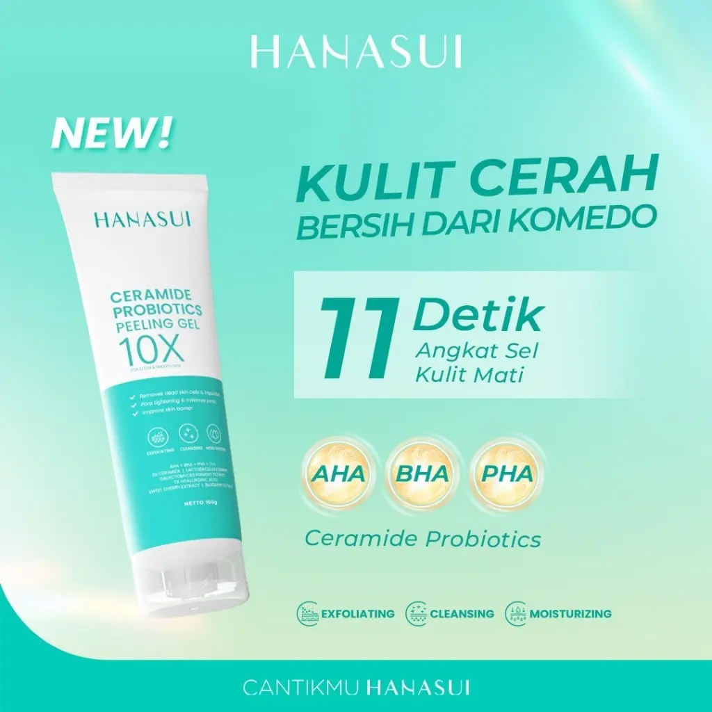Hanasui Ceramide Probiotics Moisturizer Gel - Shop | Tokopedia