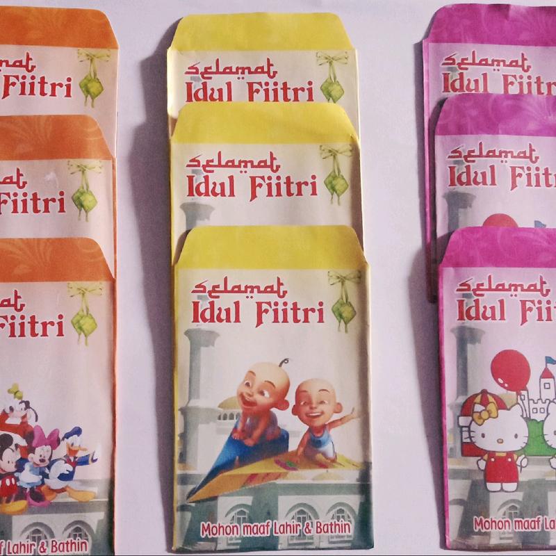 Ampau amplop karakter isi 50 pcs - Shop | Tokopedia