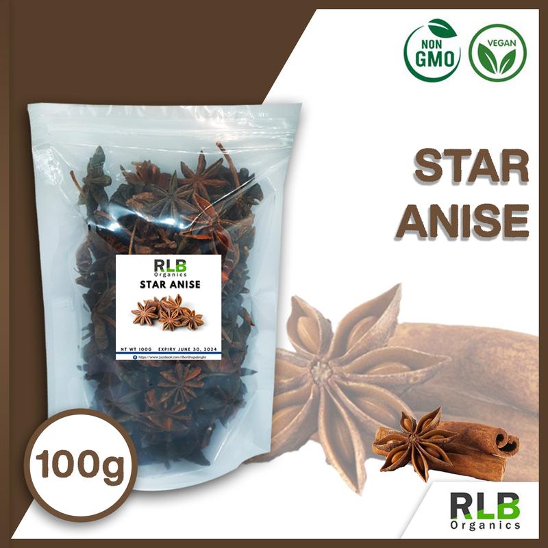 100g Dried Star Anise Non-GMO Vegan Cooking Condiment for Soups ...