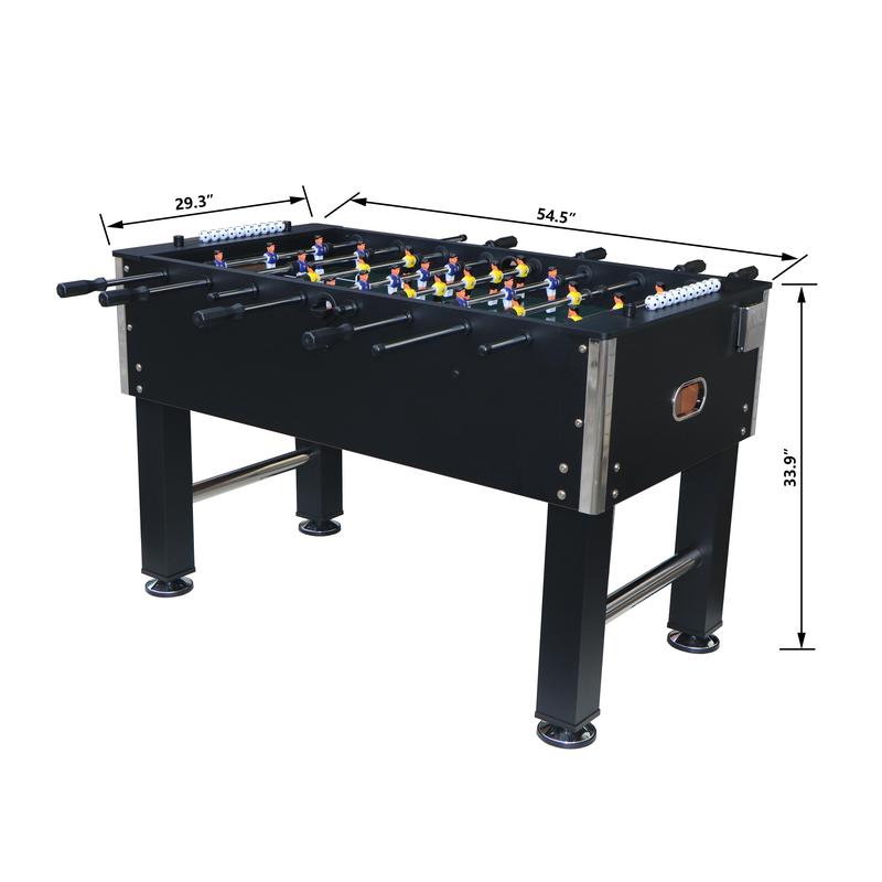 Foosball Table And Balls Set Soccer Game Table With Leg Levelers ...