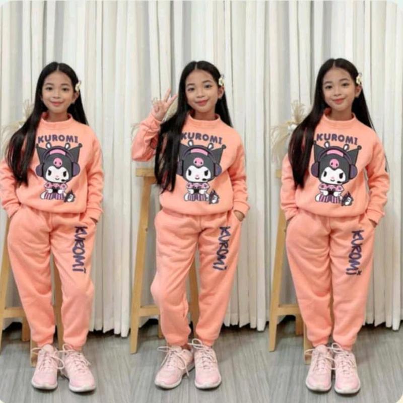 4-6yrs.old Pull Over and Jogger Kuromi Freesize only - TikTok Shop ...