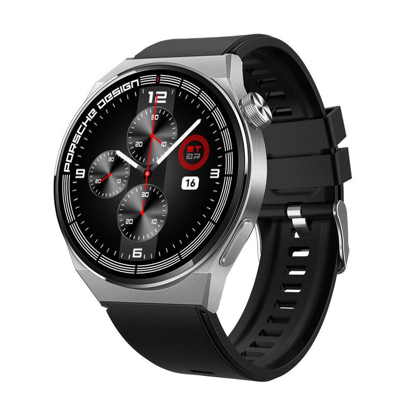 Jam Tangan Pintar Sukan Porsche, GT8, Pengecasan Tanpa Wayar, NFC ...