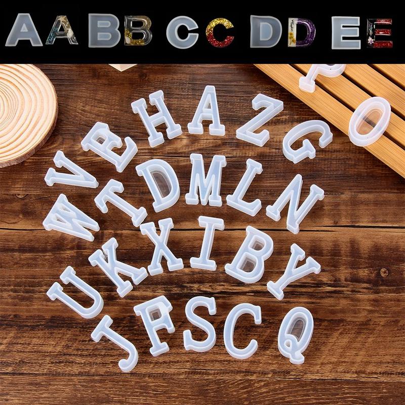 Acuan Silikon Abjad Huruf Inggeris, Kraf DIY A-Z, Acuan Resi - TikTok ...