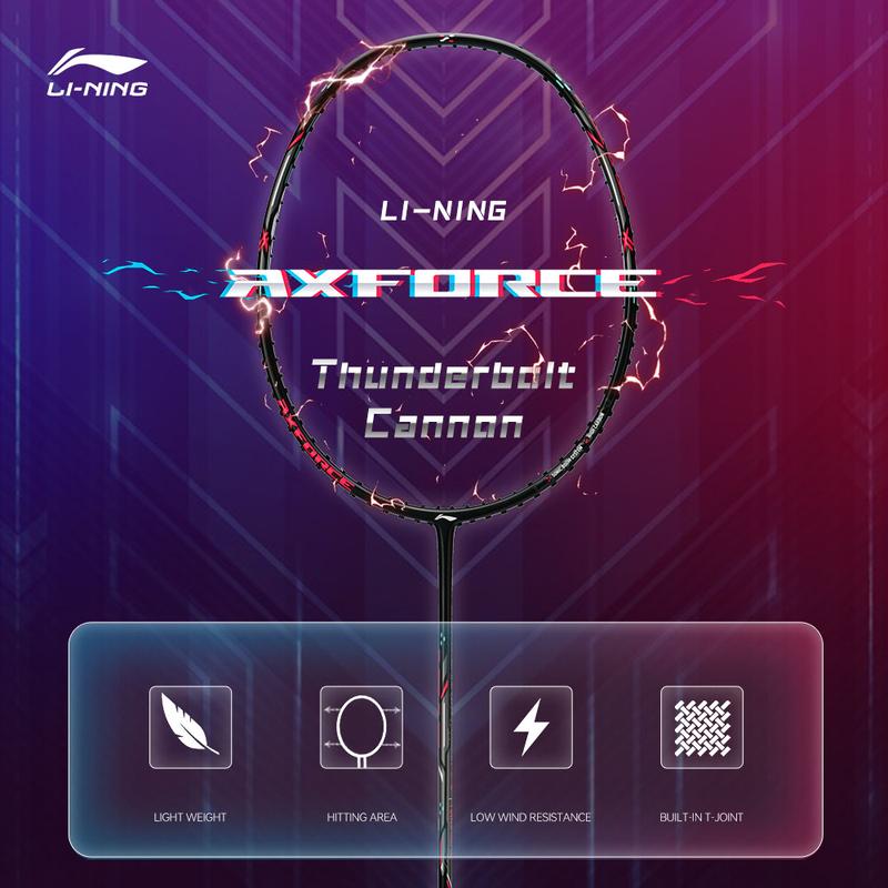 LI-NING Badminton Racket -AYPT307 - Thunder Ultralight Small - TikTok Shop