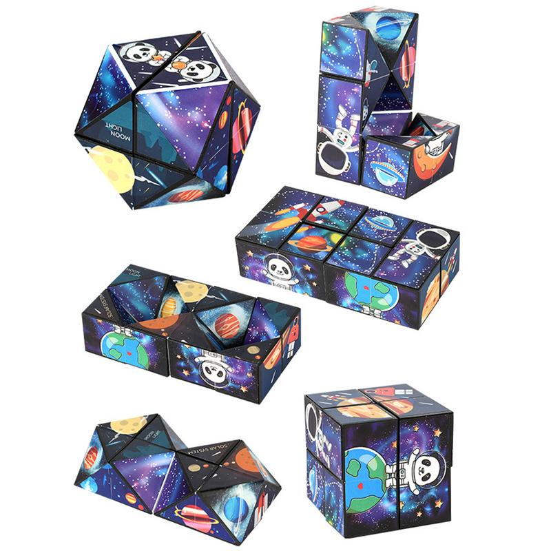 Hight Quality Panda Infinite Magic Cube Geometric Folding Decompress ...