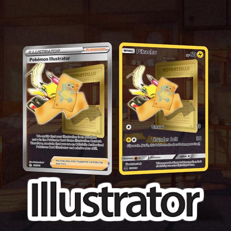 KARTU POKEMON DUMMY HOLOGRAM SPECIAL ILLUSTRATOR PIKACHU - Shop | Tokopedia