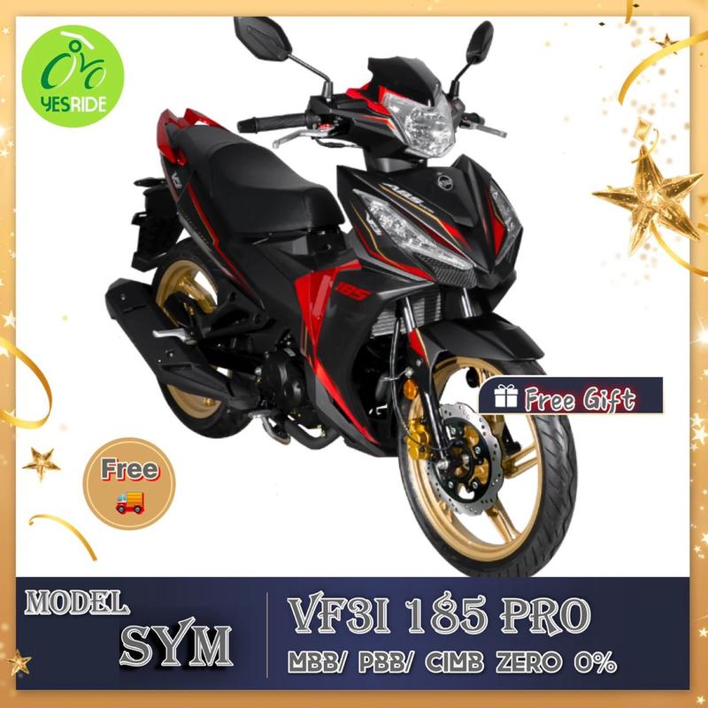 SYM VF3i 185 Pro abs MOTORCYCLE - TikTok Shop Malaysia