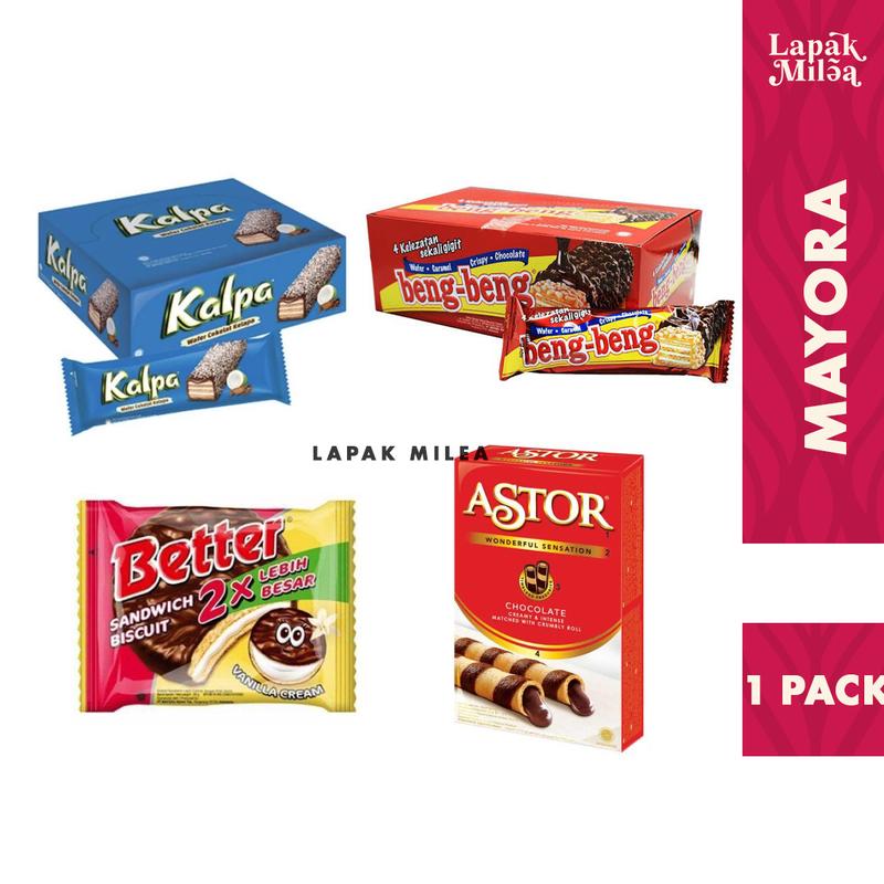 Biscuit dan Wafer Mayora - BENG BENG / KALPA / DILAN / BETTE - Shop ...