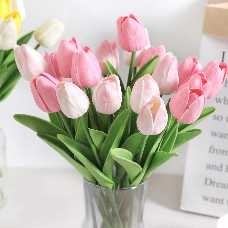 Sejambak Tulip Tiruan Buih PE, Reka Bentuk Elegan, Sesuai untuk ...