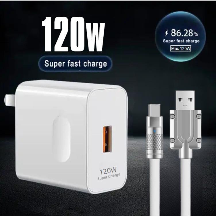 120W HEAD ONLY USB ADAPTER MOBILE PHONE CHARGER QUICK CHARGE - TikTok ...