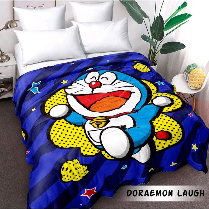 selimut internal doraemon ukuran 160x200 - Shop | Tokopedia