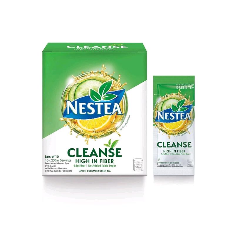 Nestea Cleanse High in Fiber Powdered Green Tea Lemon Cucumber - TikTok ...