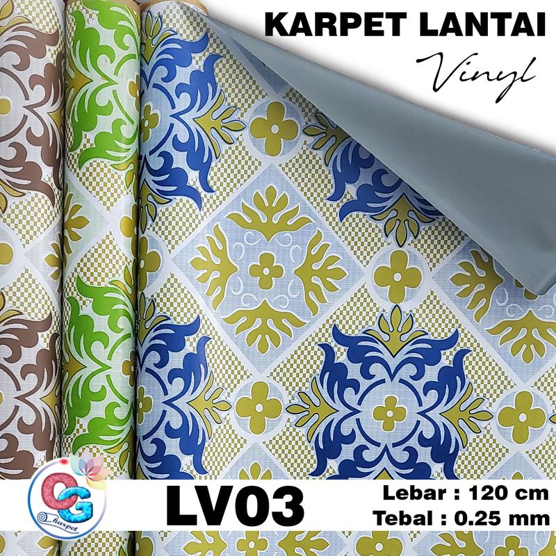 [PER - 0.5M] Karpet Lantai/Meja Plastik/Vinyl Lebar 120cm x Panjang ...