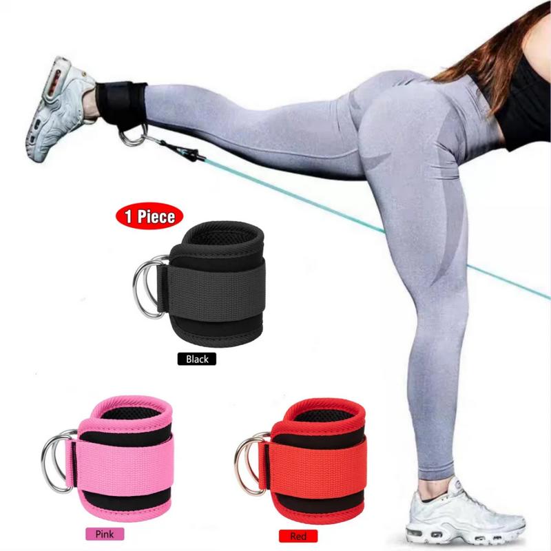 Fitness Ankle Straps Adjustable D-Ring Support Cuffs Gym Leg - TikTok ...