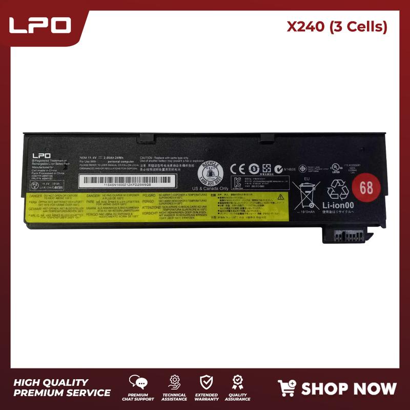 LPO Parts Laptop Battery X240 3 Cells Compatible with Le T44 - TikTok ...