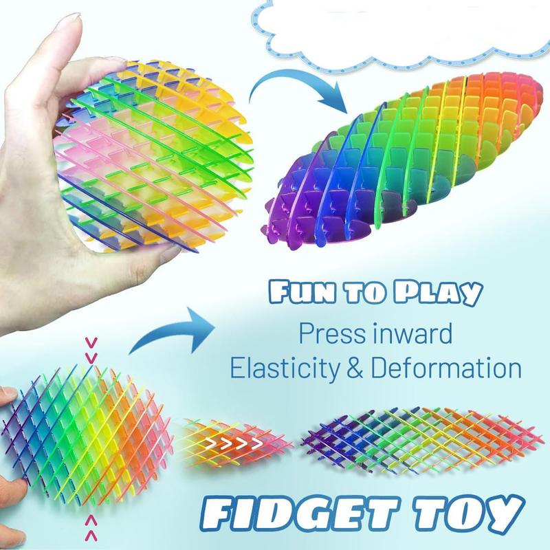 Worm decompression toys,Stress Relief Fidget Toys for Kids&Adults ...