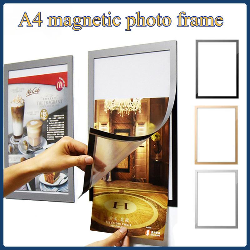 Papan Paparan Bingkai Foto Magnetik, Saiz A4, Pelekat Dinding, - TikTok ...