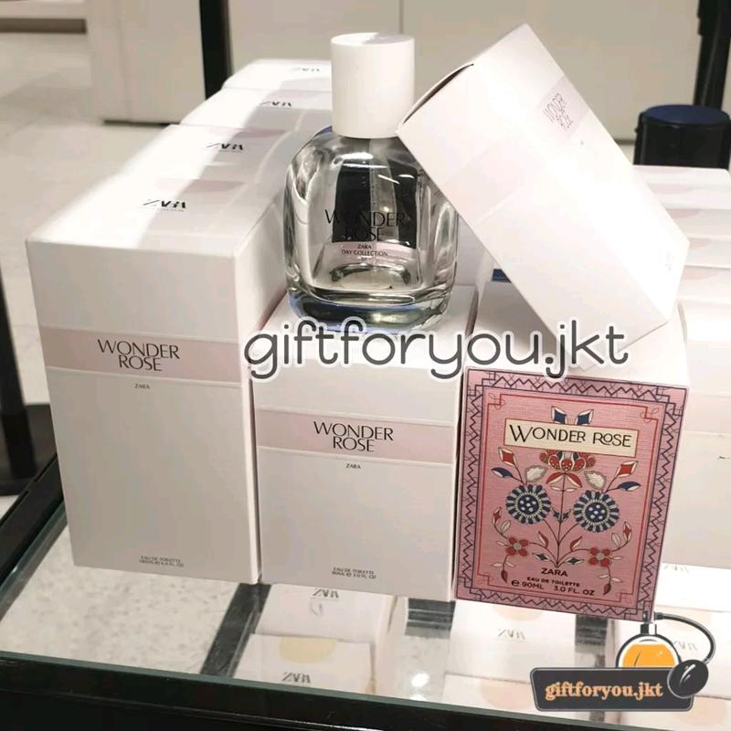 Parfum Zara Wonder Rose EDT 10 30 90 180 ml Original Perfume Wanita ...