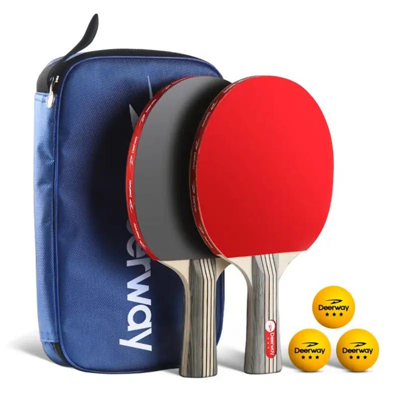 Set Dayung Ping Pong dengan 2 Raket Mendatar Pemegang Keselesaan ...