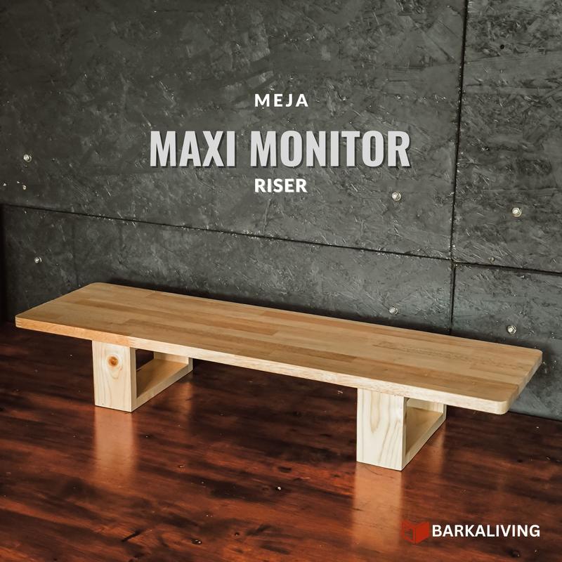 Stand Monitor Besar Laptop Kayu Dudukan Laptop Monitor Serbaguna - Shop ...