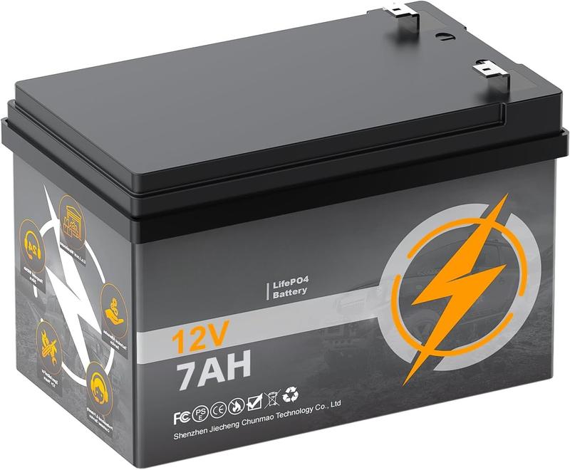 12V 7Ah Lithium LiFePO4 , Rechargeable , Up to 5000+ Deep Cycle Lithium ...